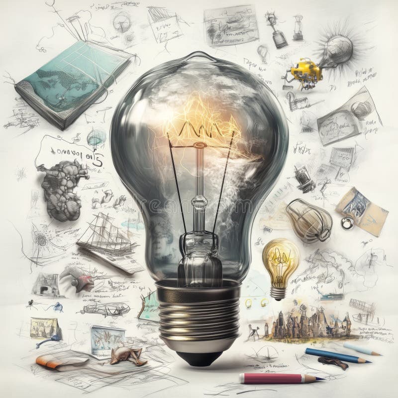 Human Thought, New Idea, Thoughts from Books and Life Experience, Creativity, Knowledge, Power ...