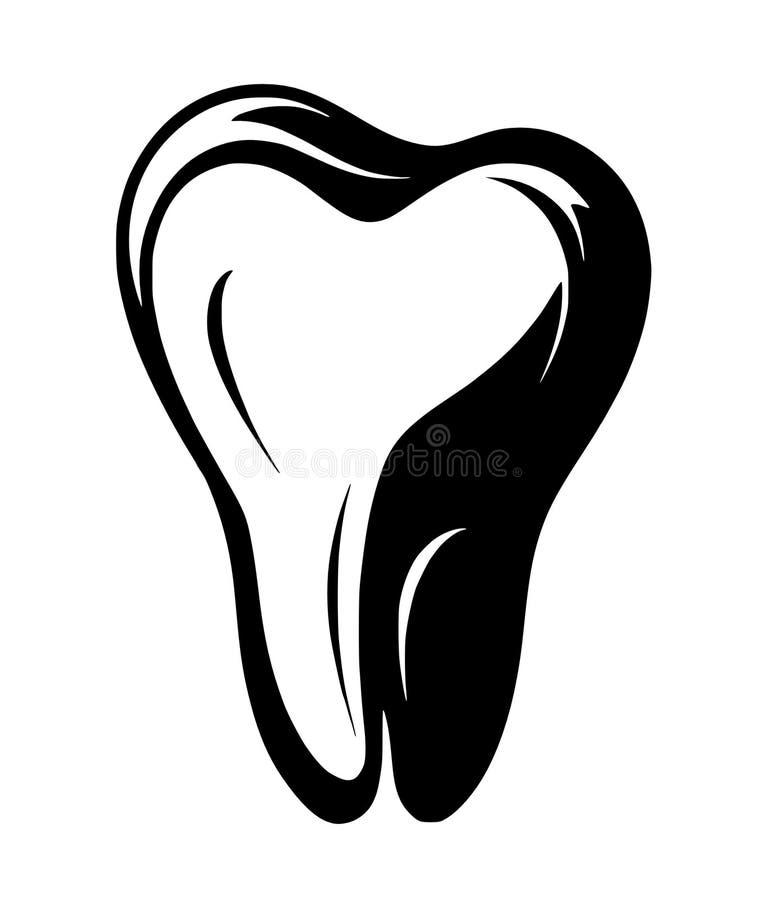 Human Tooth Logo Design. Dental Care Logo Design Template Stock ...