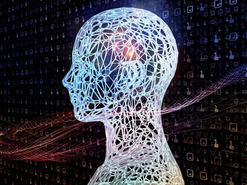 Human Topology stock illustration. Illustration of intellect - 196716598