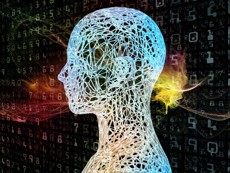 Human Topology stock illustration. Illustration of intellect - 210409485