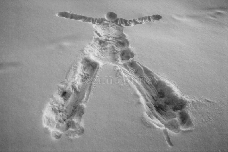 Human trace stock image. Image of snow, form, bright - 13091899