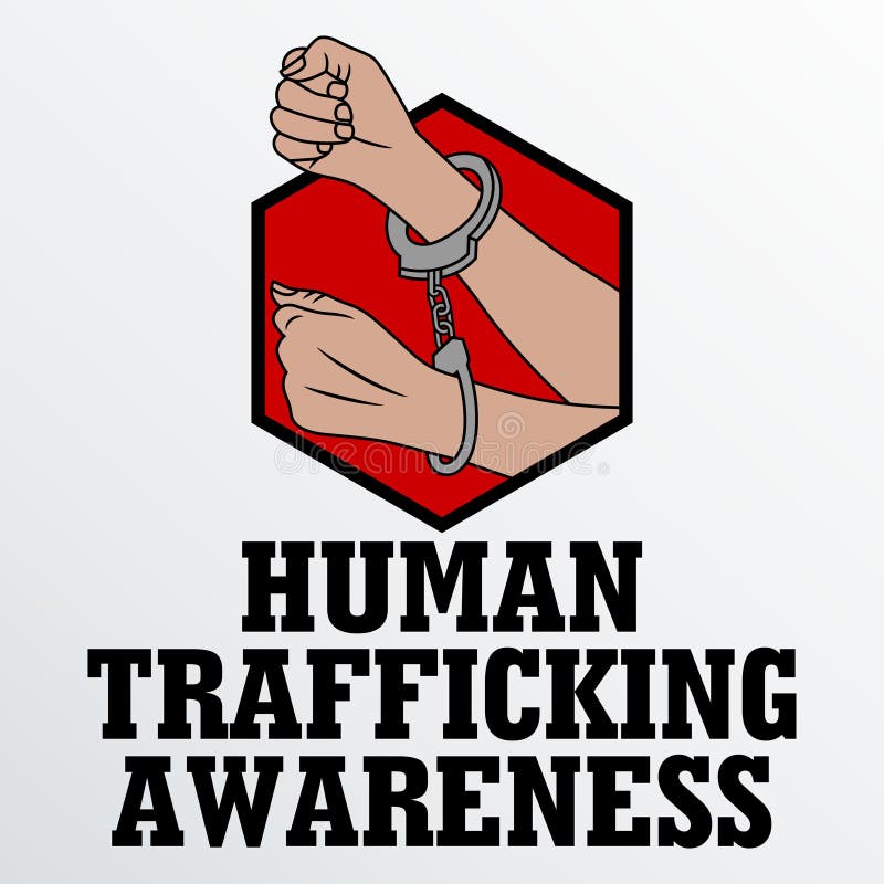 Human Trafficking Vector Template Stock Vector - Illustration of ...