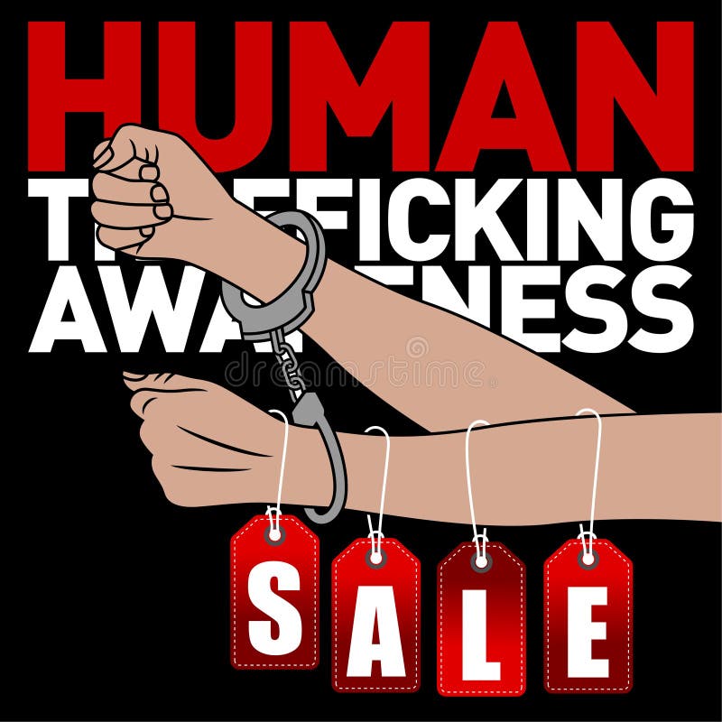Human Trafficking Vector Template Stock Vector - Illustration of fear ...