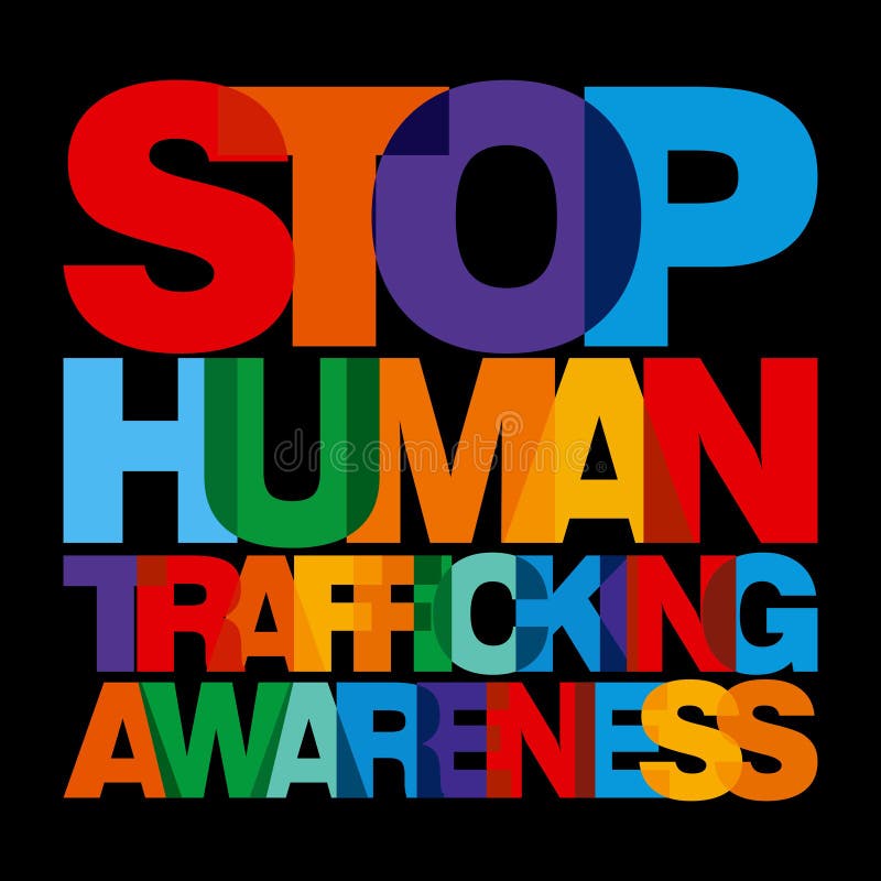 Human Trafficking Vector Template Stock Vector - Illustration of ...