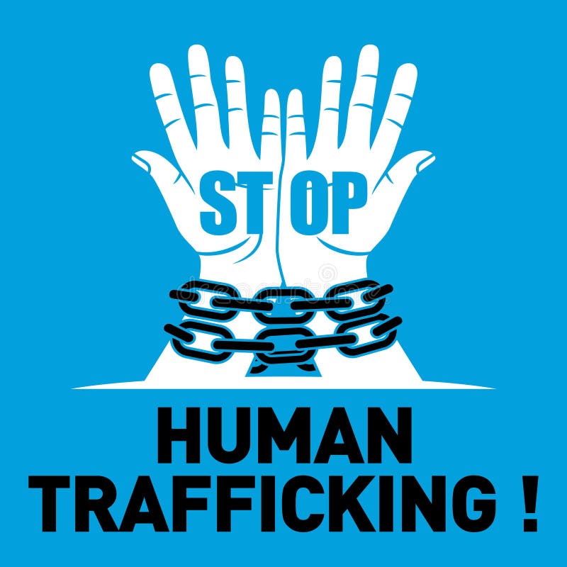 Human Trafficking Vector Template Stock Vector - Illustration of labor ...