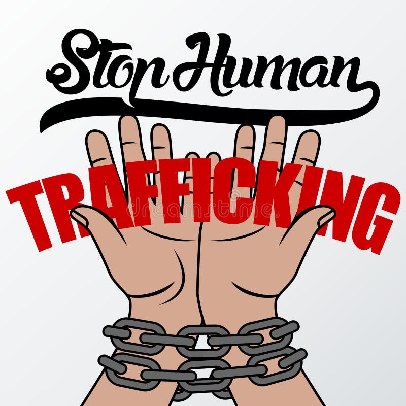 Human Trafficking Vector Template Stock Vector - Illustration of adult ...