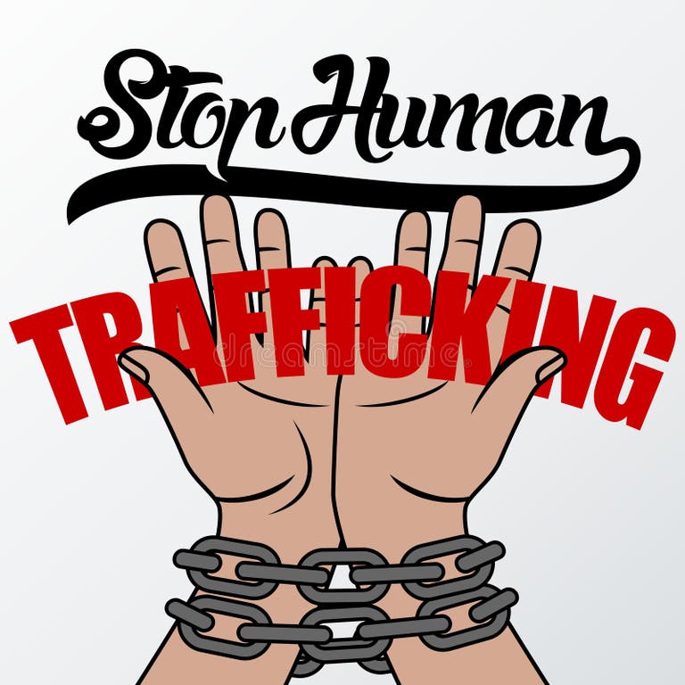 Human Trafficking Vector Template Stock Vector - Illustration of adult ...
