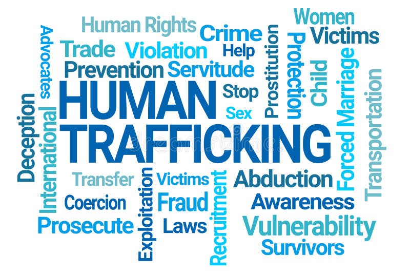 Stop Human Trafficking Logo Template Stock Vector - Illustration of ...