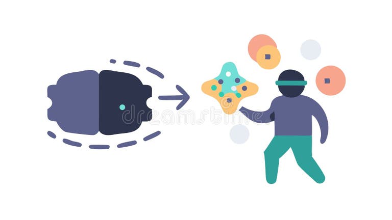 Human Transformation Vector: Tech Evolution Digital Impact, Vector ...