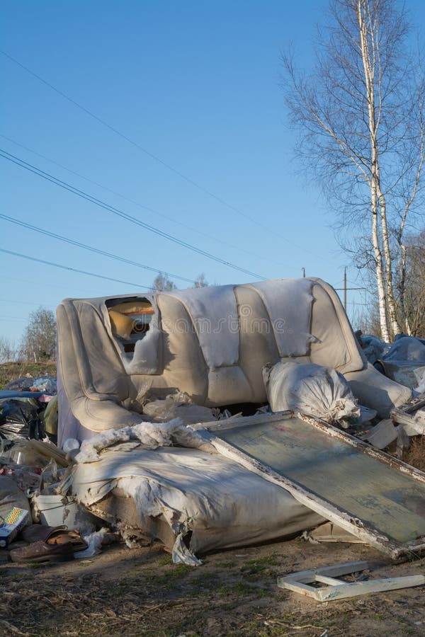 Human trash in the forest stock image. Image of conservation - 181621861