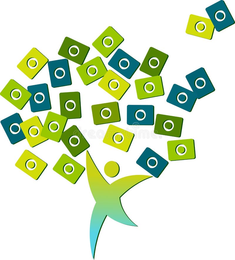 Human tree stock vector. Illustration of community, assistance - 28303494