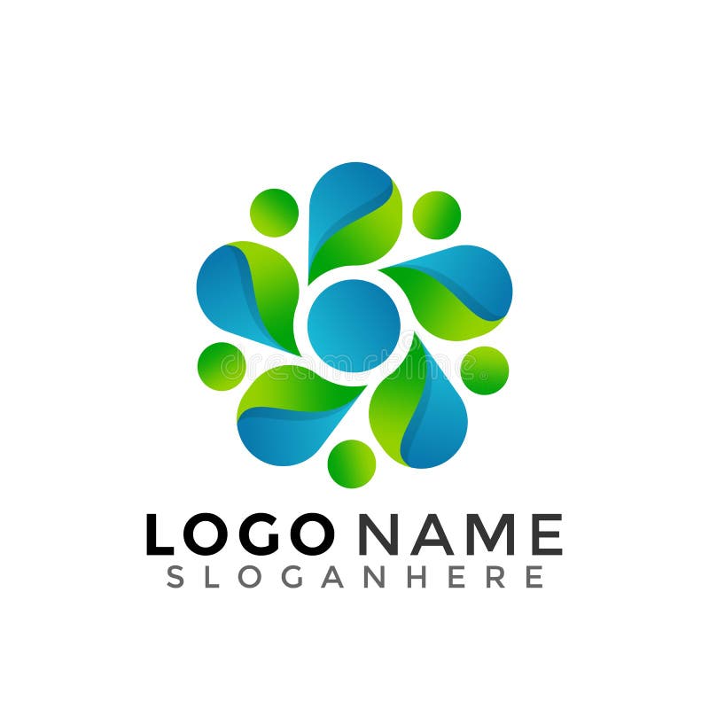 Human Unity Star Logo, People Group Modern Gradient Logos Designs ...