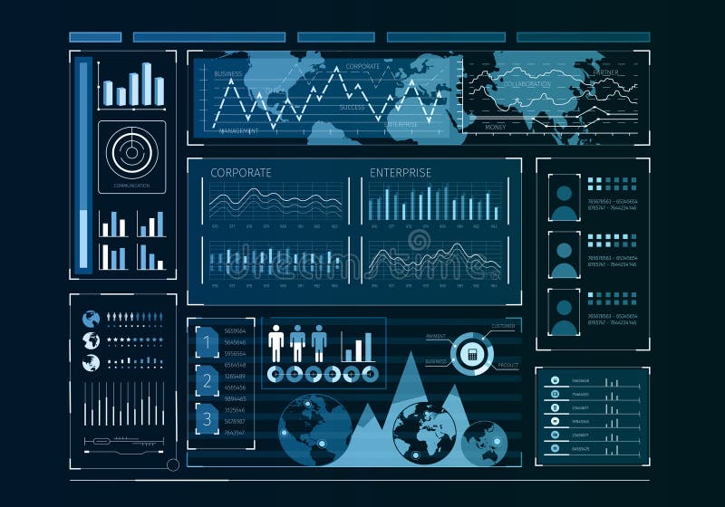 Human user display stock illustration. Illustration of science - 73022309