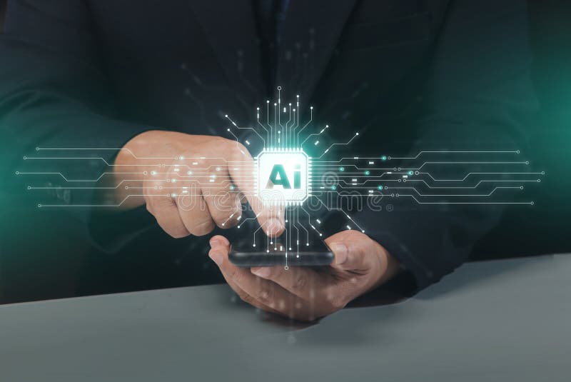 Human Using Technology Smart Robot AI, Artificial Intelligence by Enter ...