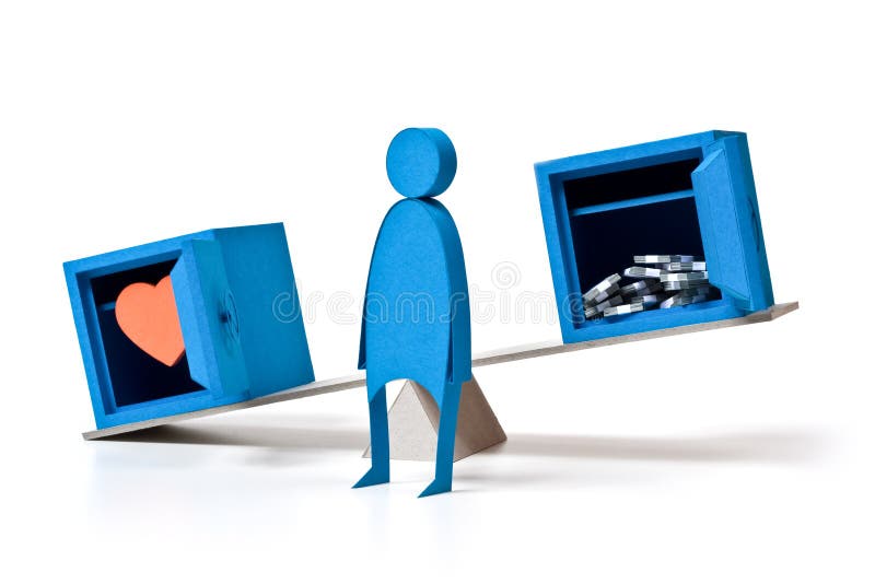 Human Values: Love and the Money Stock Image - Image of house ...