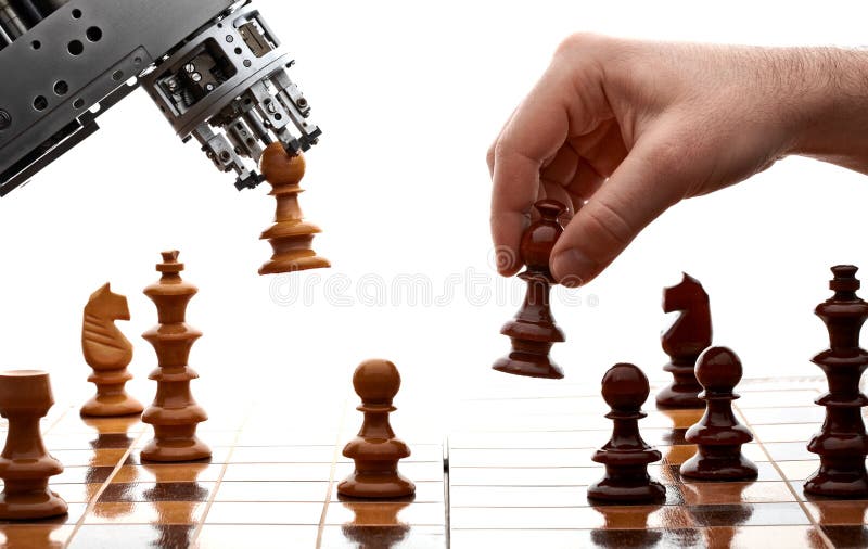 Human versus machine stock photo. Image of machine, decisions - 18616844