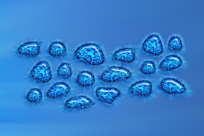 Human Virus, Flu, View of a Virus Under a Microscope, Viral Disease ...