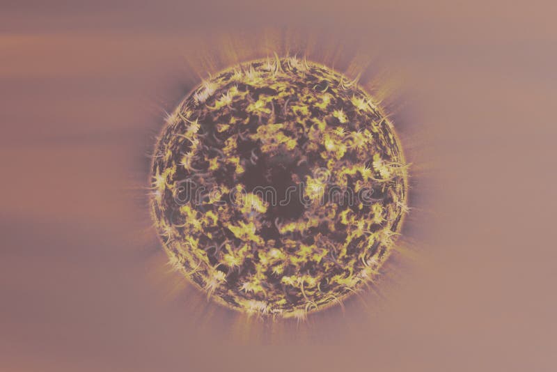 Human Virus, Flu, View of a Virus Under a Microscope, Viral Disease ...