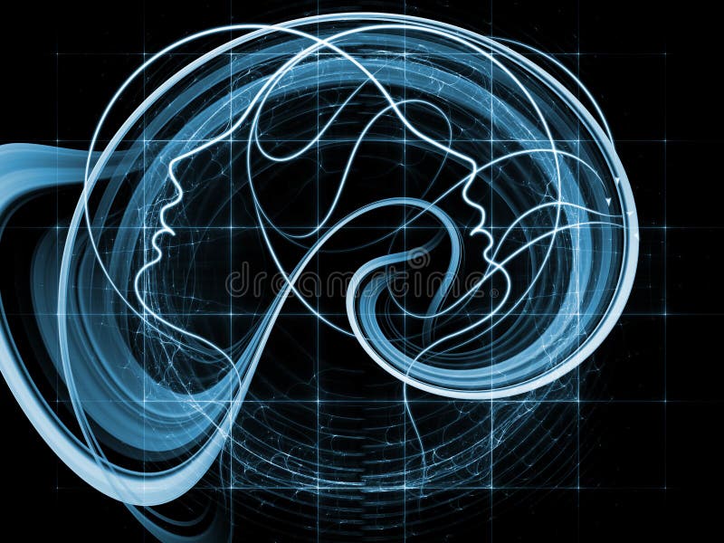 Human Vortex stock illustration. Illustration of concentration - 59648475