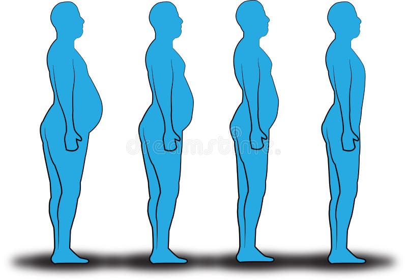 Human weight loss grunge stock illustration. Illustration of beige ...