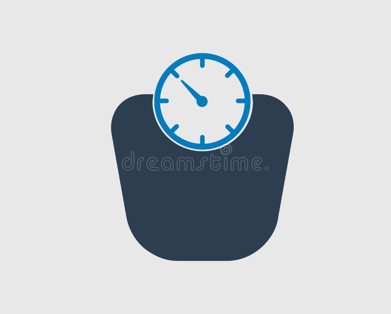 Vector Feet on the Scale. Concept of Weight Loss, Healthy Lifestyles ...