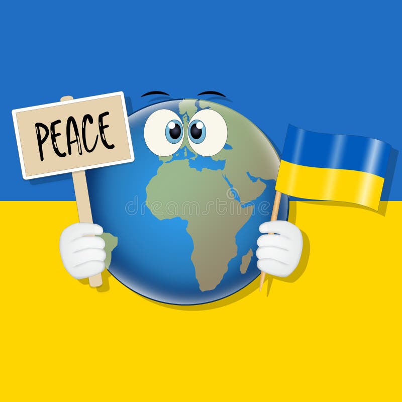 Humanitarian Aid for Ukraine Stock Illustration - Illustration of ...