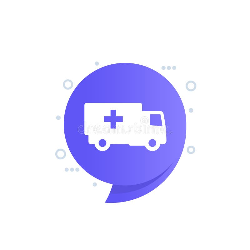 Humanitarian Aid Vector Icon with a Truck Stock Vector - Illustration ...