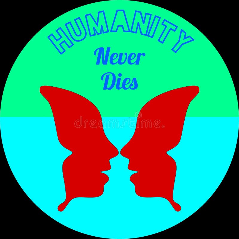 Humanity Never Dies Quotes Illustration, Vector and Graphic in ...