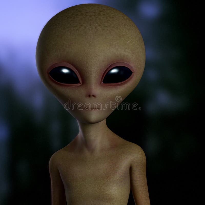 Humanoid stock illustration. Illustration of light, alien - 26805003