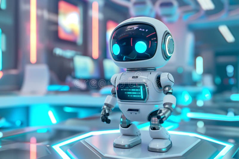 Humanoid Ai Robot in High-tech Classroom Interactive Learning ...