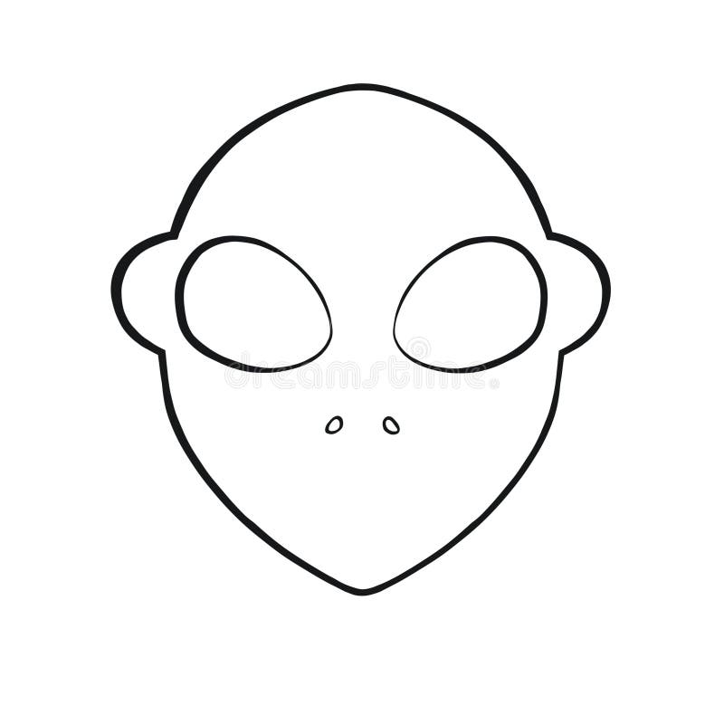Alien Mask Printable Stock Illustrations – 12 Alien Mask Printable ...