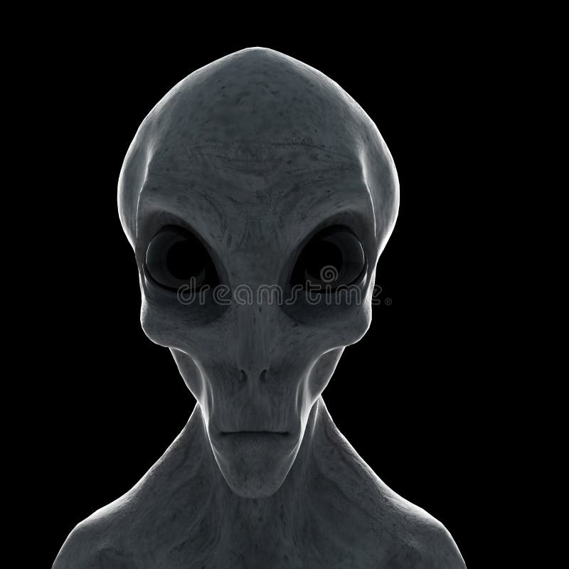 Humanoid Alien with Furry Body, Fangs and Fierce Look, Vector ...