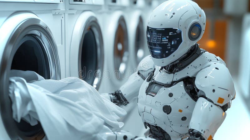 A Humanoid Android Efficiently Sorts and Loads Laundry at a Modern ...