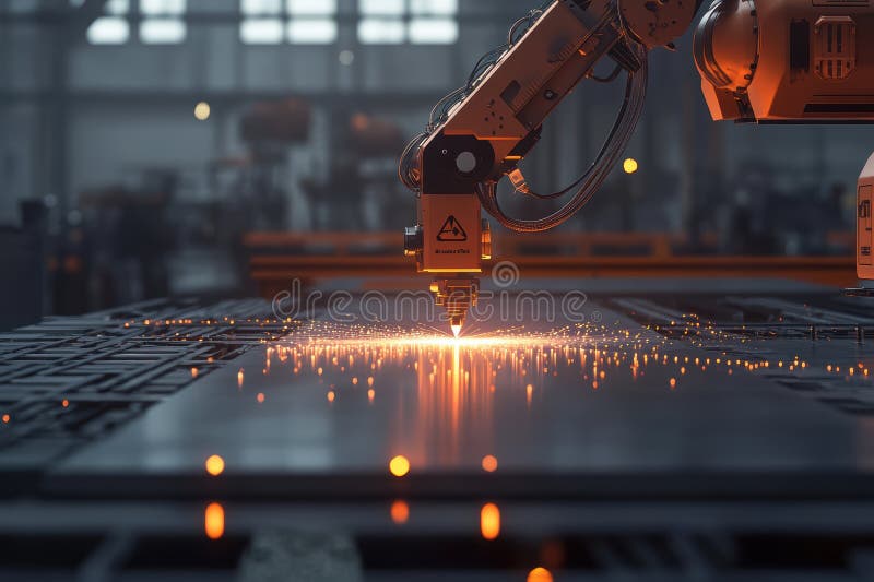 Humanoid Android Operates Laser Cutter in Advanced Production Facility ...