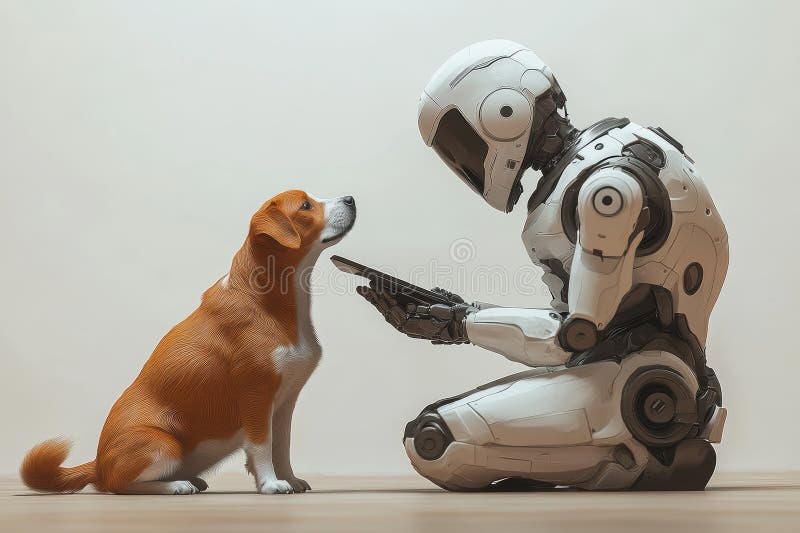 Humanoid Android Veterinarian Scans AI-enhanced Pet for Diagnostics ...