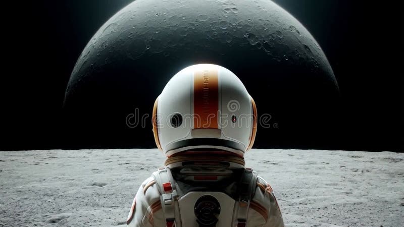 Exploration of Lunar Terrain by a Humanoid Astronaut Observing ...