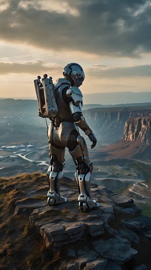 A Humanoid Autonomous Robot Explores a Desolate Planet in Search of ...