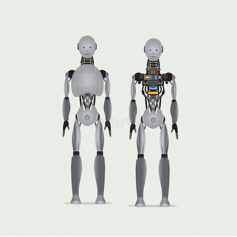 Humanoid design stock illustration. Illustration of look - 94957859