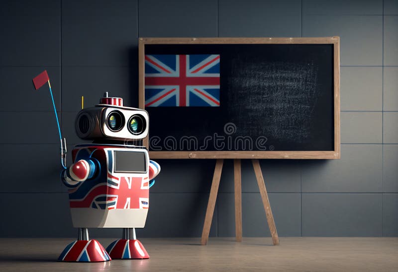 Humanoid Education Robot Teacher in England UK Teaching British Pupils ...