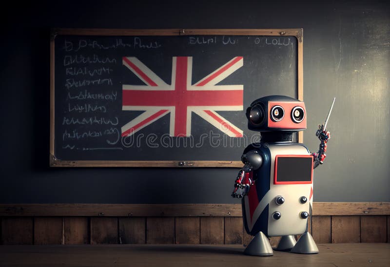 Humanoid Education Robot Teacher in England UK Teaching British Pupils ...