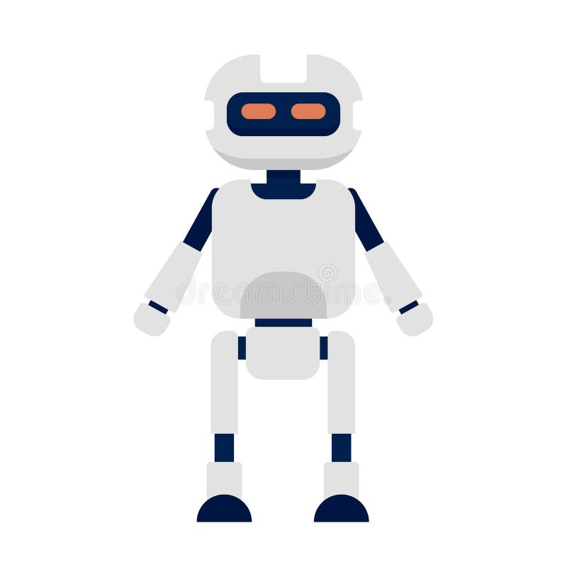 Metal Humanoid Icon, Simple Style Stock Vector - Illustration of ...