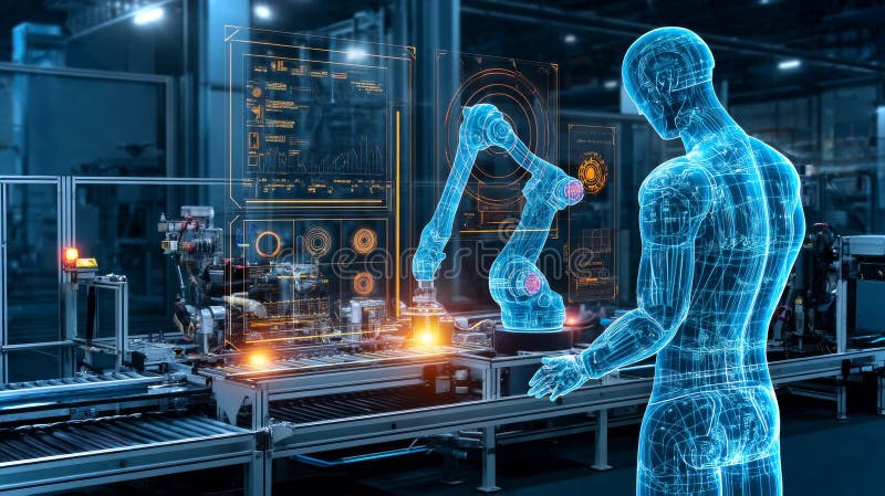 Humanoid Interface Operates Live Holographic System in High-tech ...