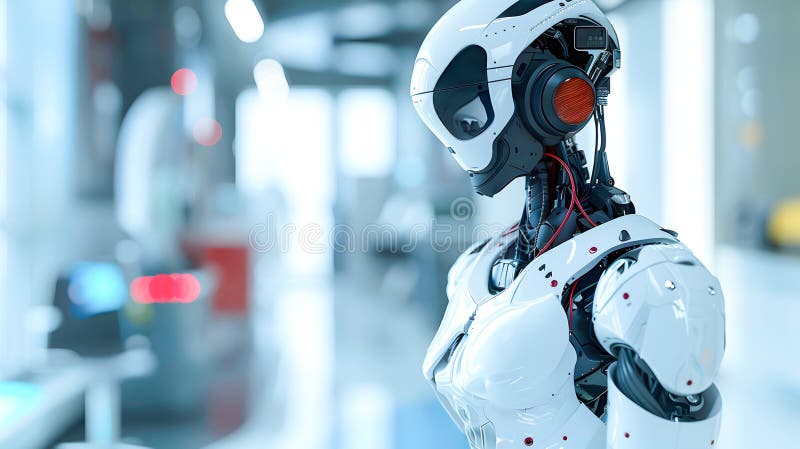 Humanoid Robot with Advanced Features in a Modern Technology Lab ...