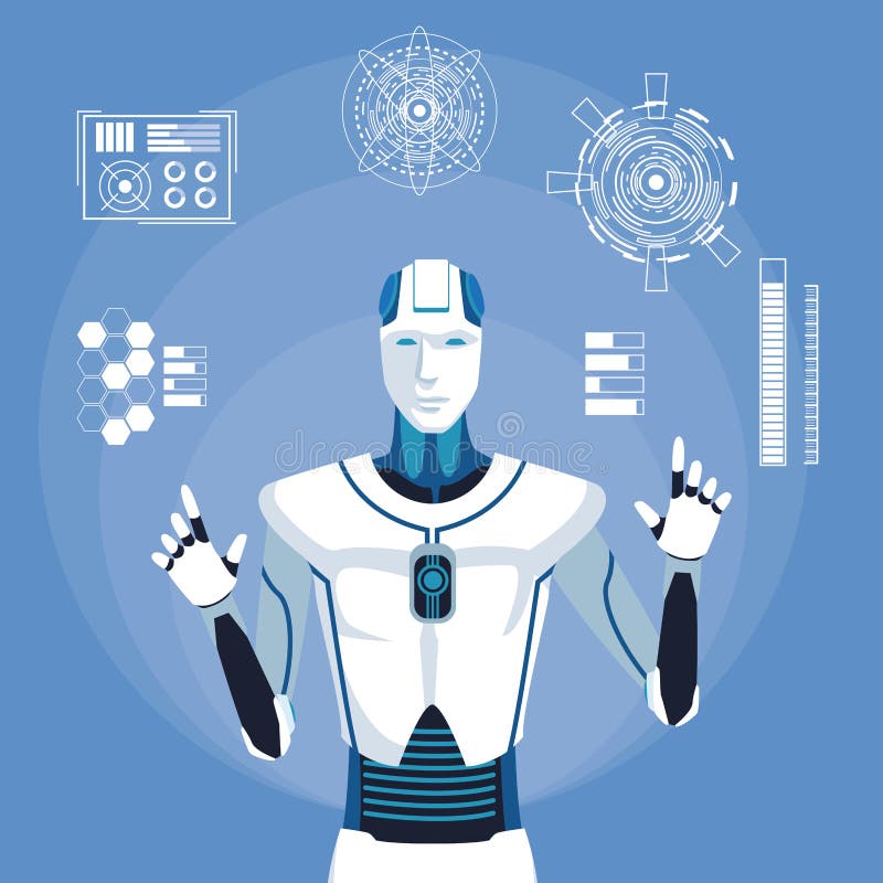 Humanoid robot avatar stock vector. Illustration of humanoid - 145060522 Humanoid robot avatar stock vector. Illustration of humanoid - 145060522