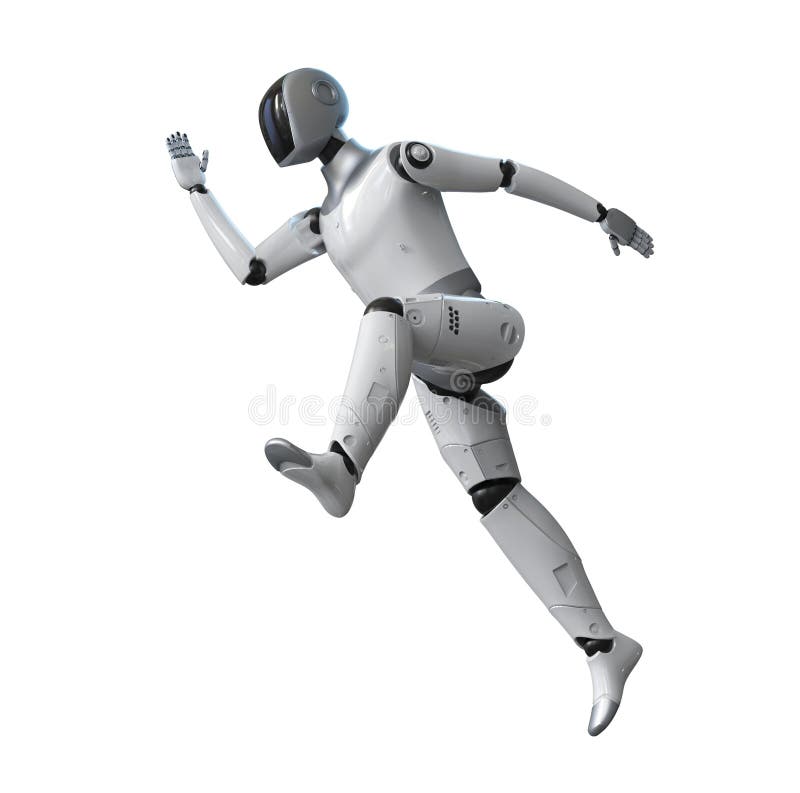 Metal Humanoid Robot S Face. Generative AI Stock Illustration ...