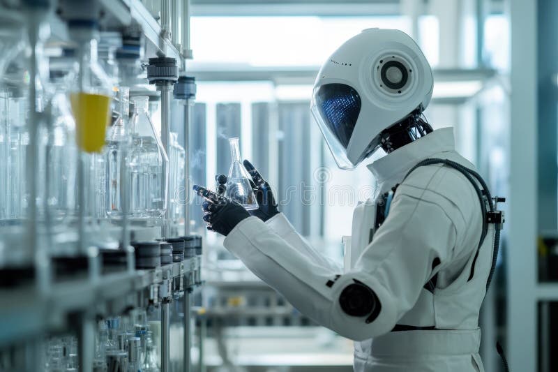 Robot Conducts Experiments in High-tech Laboratory Setting during the ...