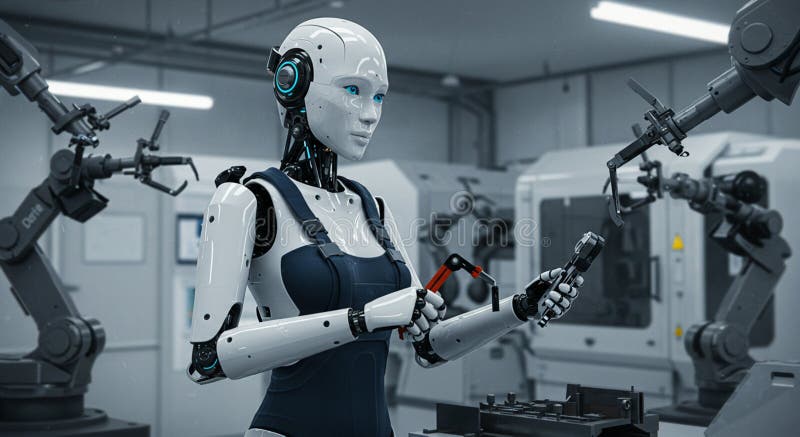 A Humanoid Robot, Equipped with Advanced Mechanical Design, is ...