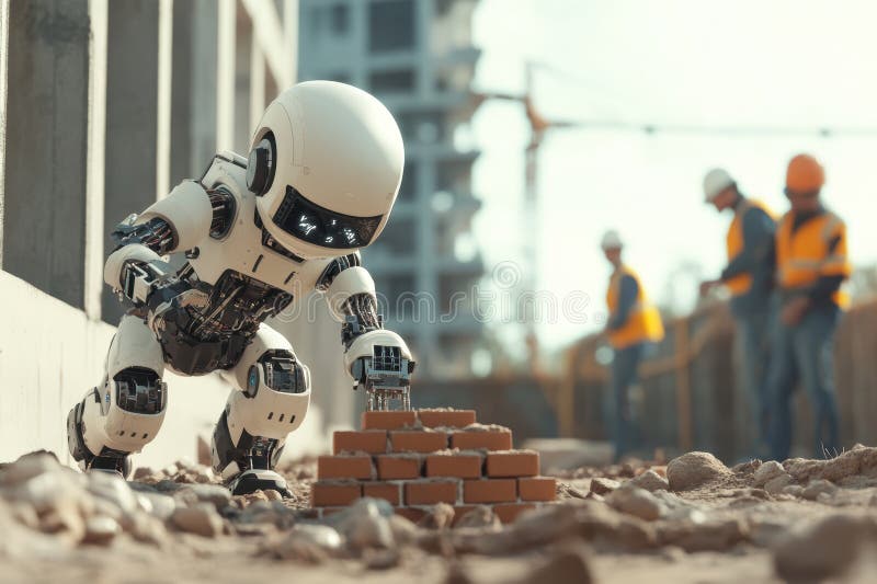 Human Robot Collaboration Construction Site Stock Photos - Free ...