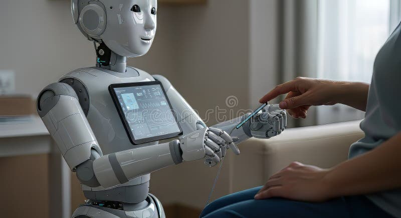 Humanoid Robot Help Assisting in Healthcare and Medical Stock ...