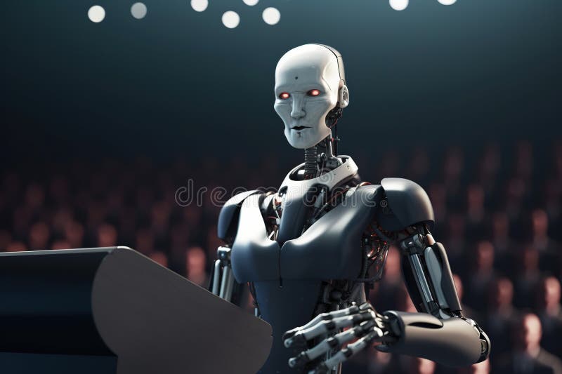 Robot Public Speech Stock Illustrations – 81 Robot Public Speech Stock ...